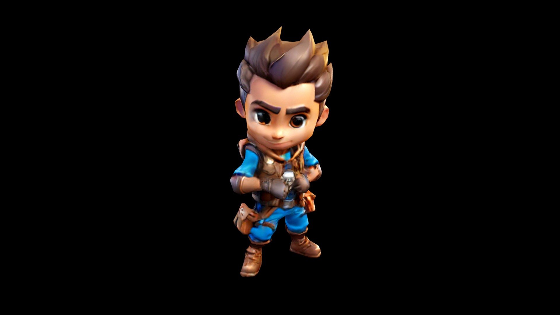 Movie trailer poster of animated character Jake - Download Free 3D ...