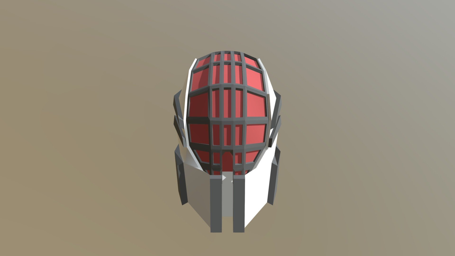 Low Poly Robot Head - 3D model by Daexoum [54e59de] - Sketchfab