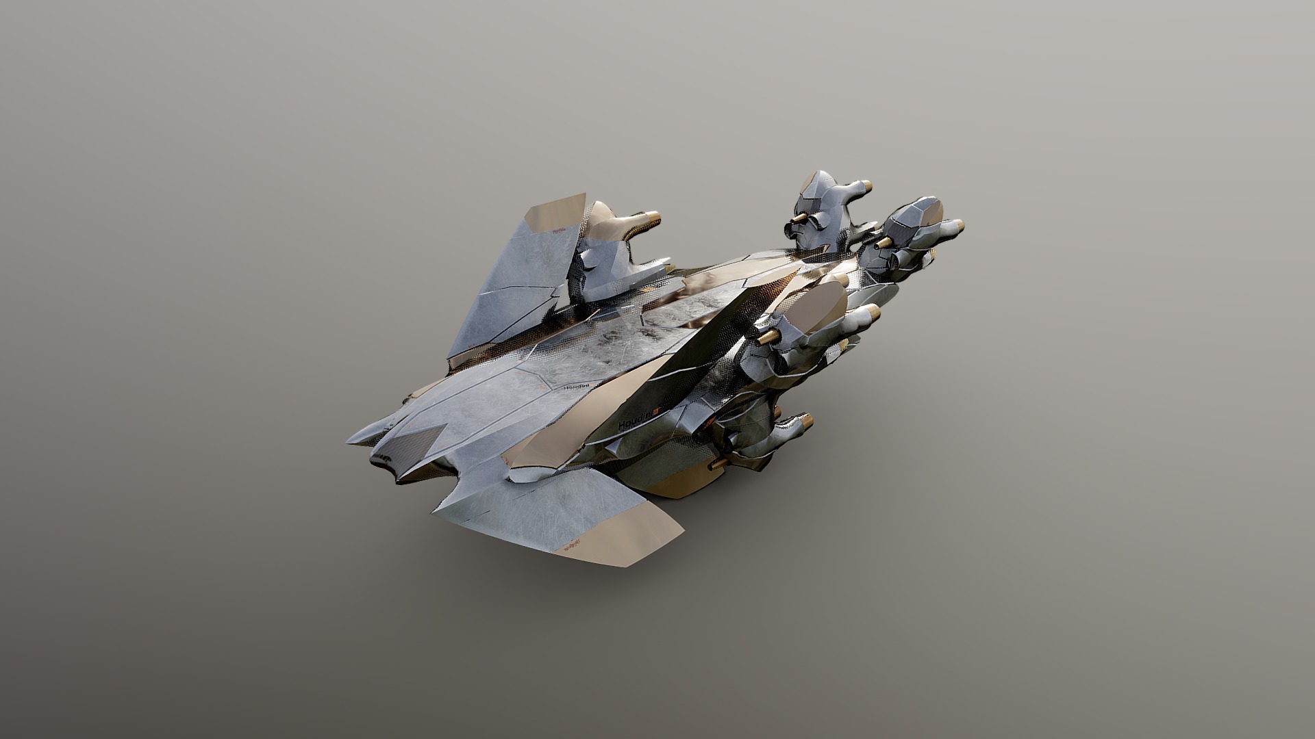 Procedural Hard Surface Modeling Test 10 021 3d Model By Asaito