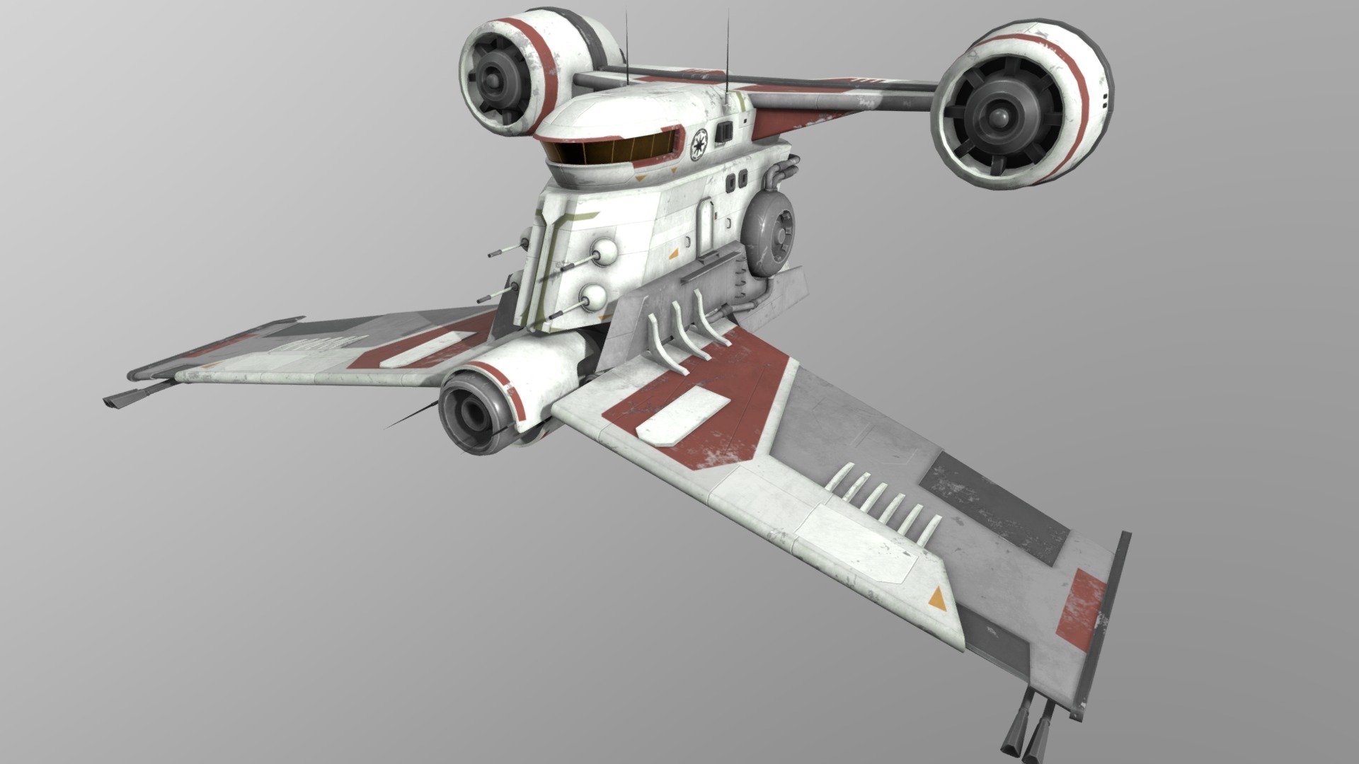 Low Altitude Heavy Assault Gunship (LAHAG) - 3D model by Medicman ...