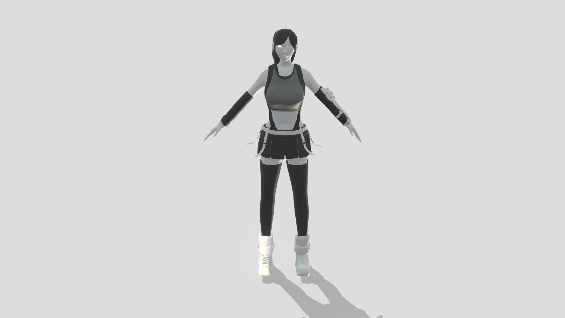 Tifa_FBX - 3D model by cwingiee [54e67ab] - Sketchfab