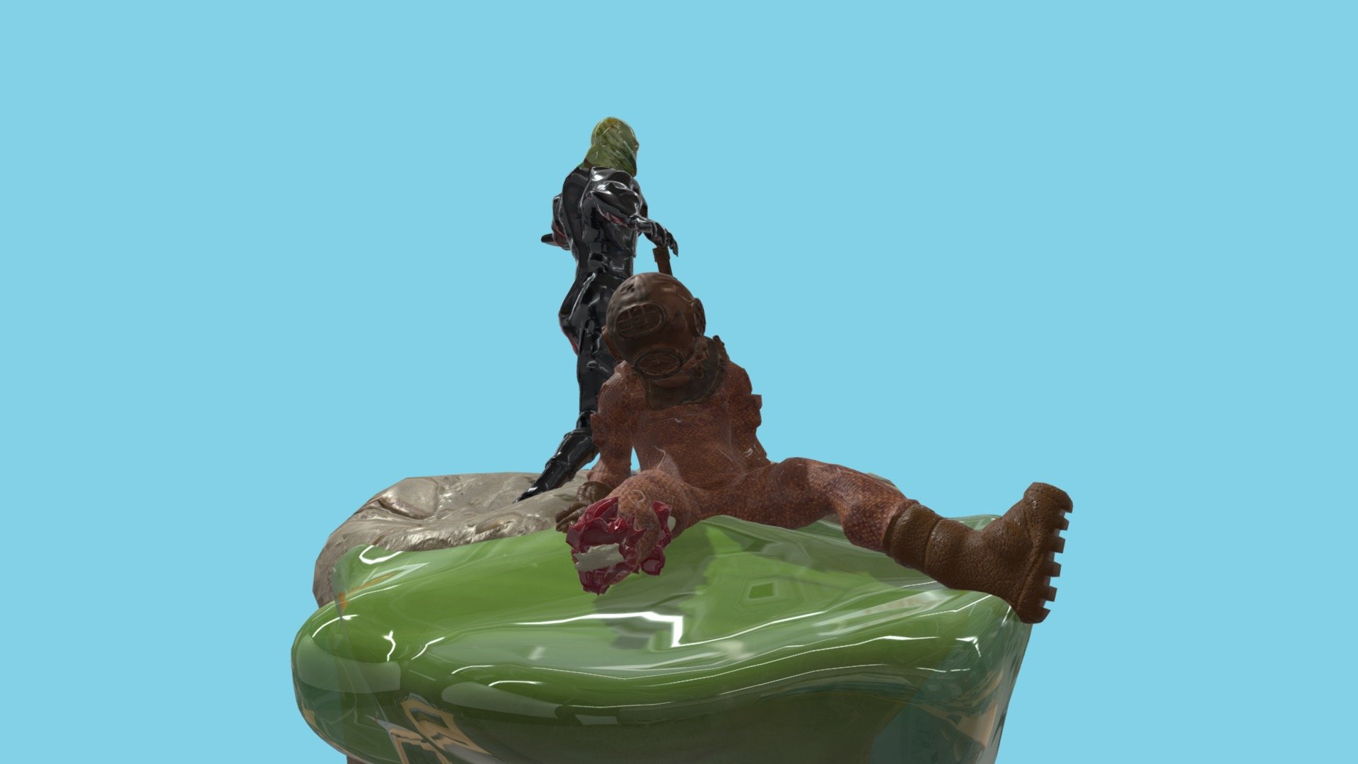 Creature's Picking Up Take Out - Download Free 3D model by AR Neophyte ...