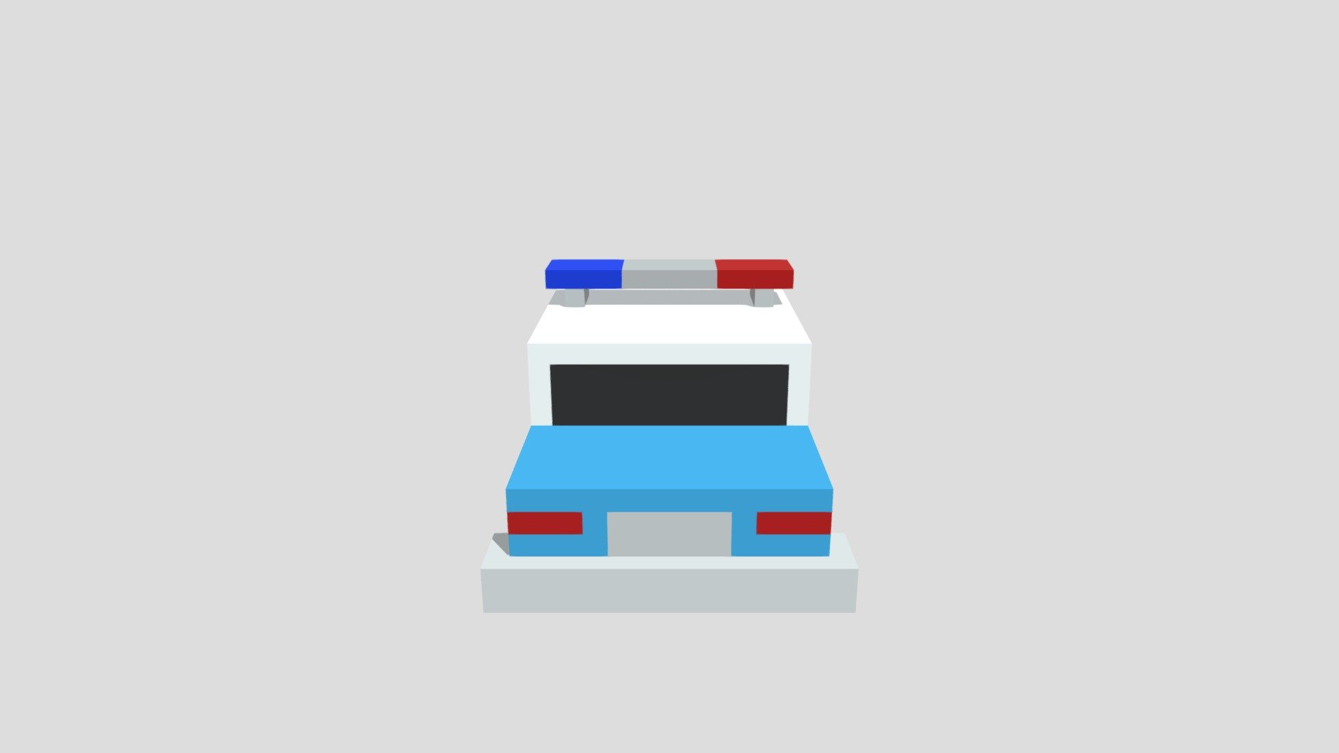 Police_car_w_pbr-0 - 3D model by Danny McG (@dmacmylearn) [54e7459 ...