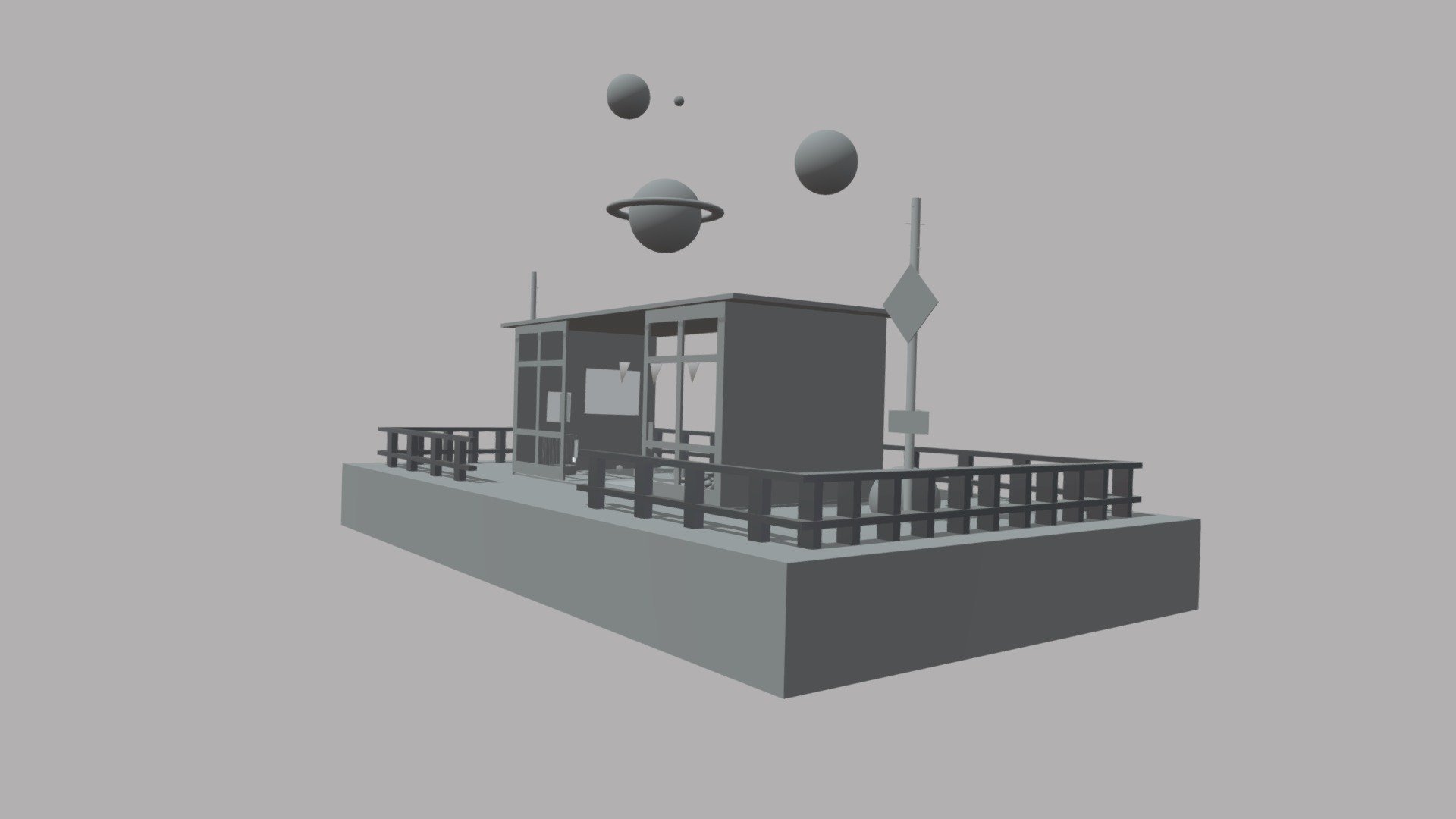 Post-apocalypse house - 3D model by Maya MD (@MayaMD) [54e8510] - Sketchfab
