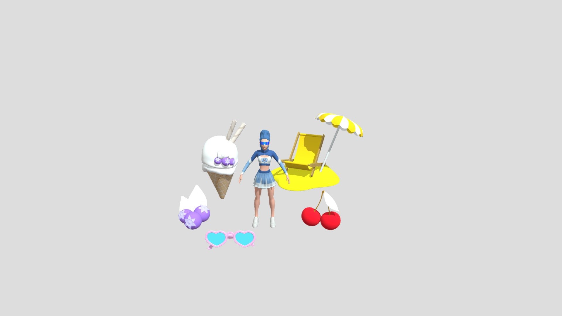 K-pop idol - Download Free 3D model by lanlandsg0510 [54e9129] - Sketchfab