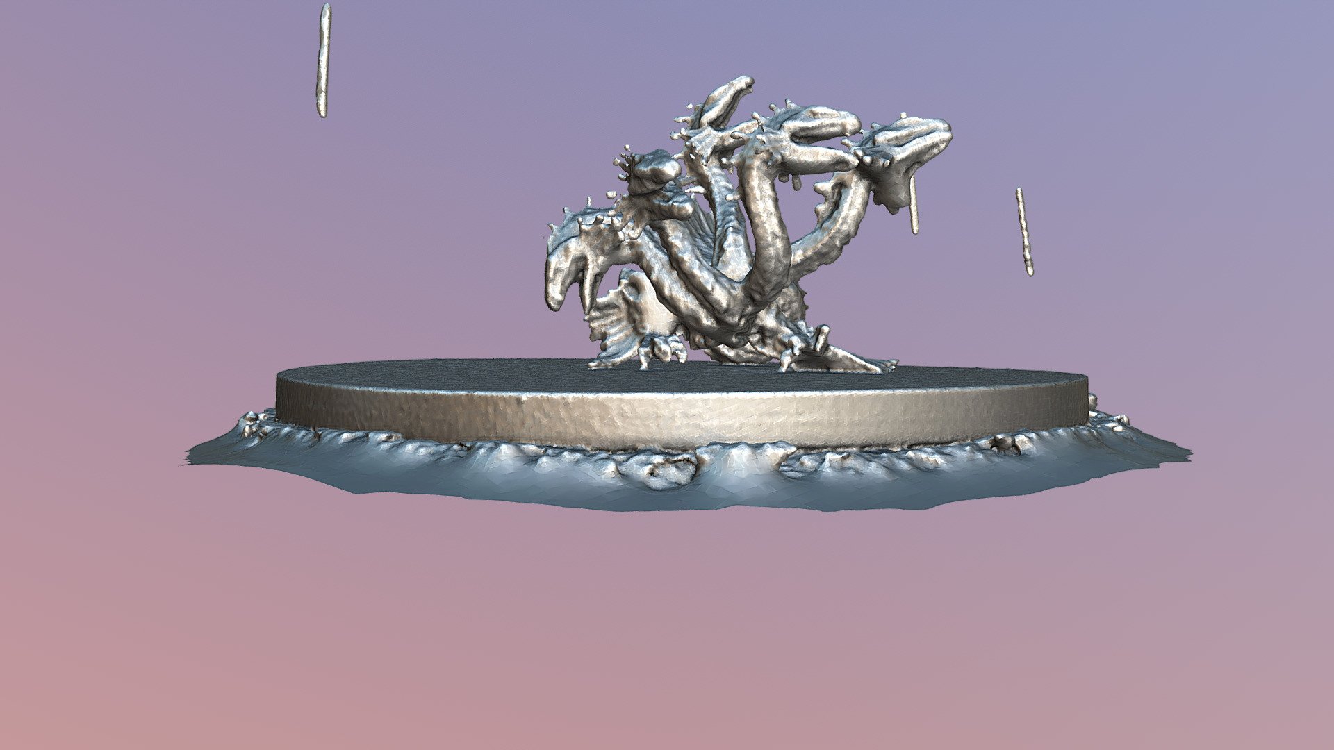 Hydra metalic - 3D model by Alina.Volianskaya [54e918d] - Sketchfab