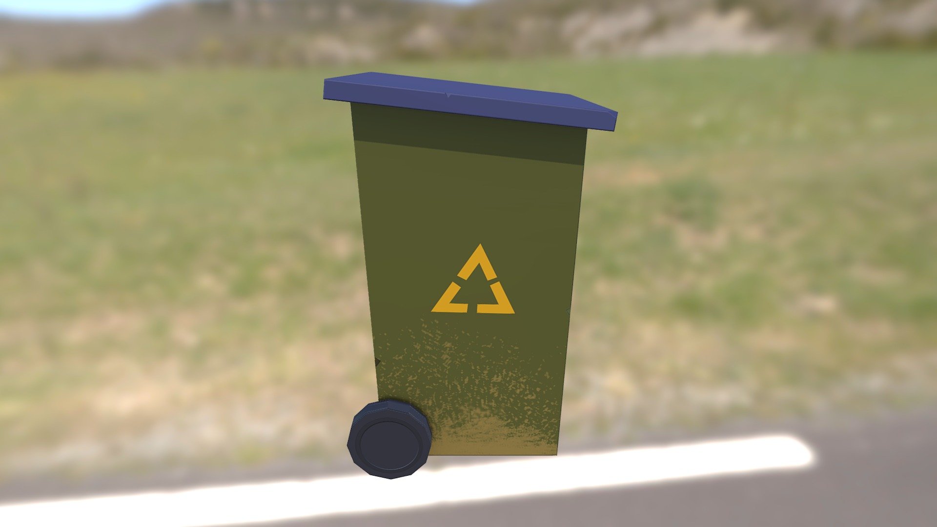 Low Poly Bin - Download Free 3D model by FiliIsHere [54ea03d] - Sketchfab