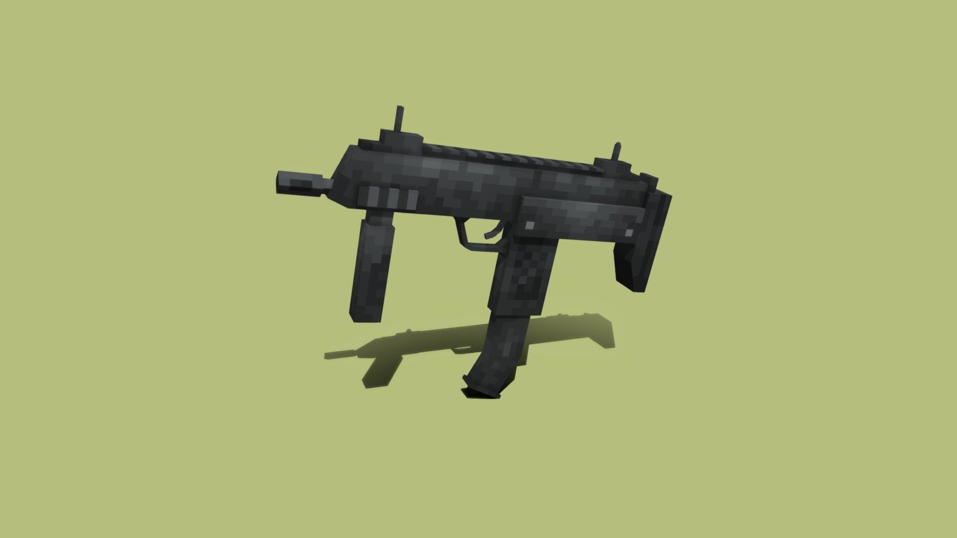 MP-7 - 3D model by BananVovan [54ea9a1] - Sketchfab