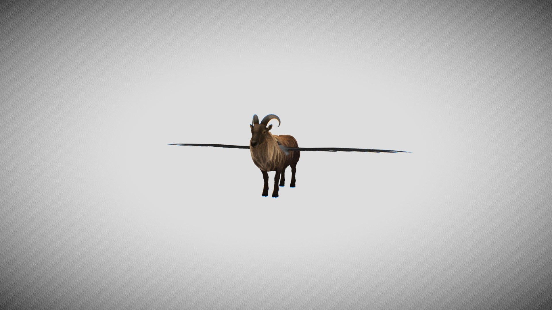 Flying Goat - 3D model by AyItzRay (@raytheonpa) [54eb375] - Sketchfab