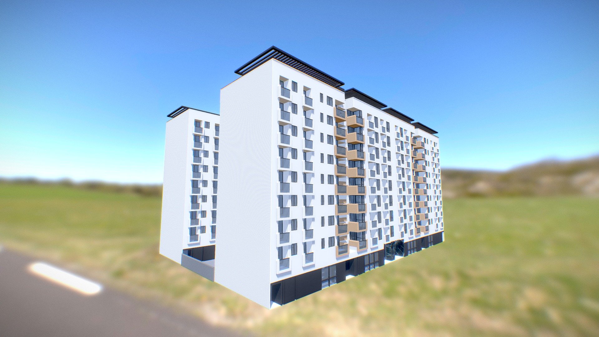 residential complex - Download Free 3D model by Ahmad Riazi ...
