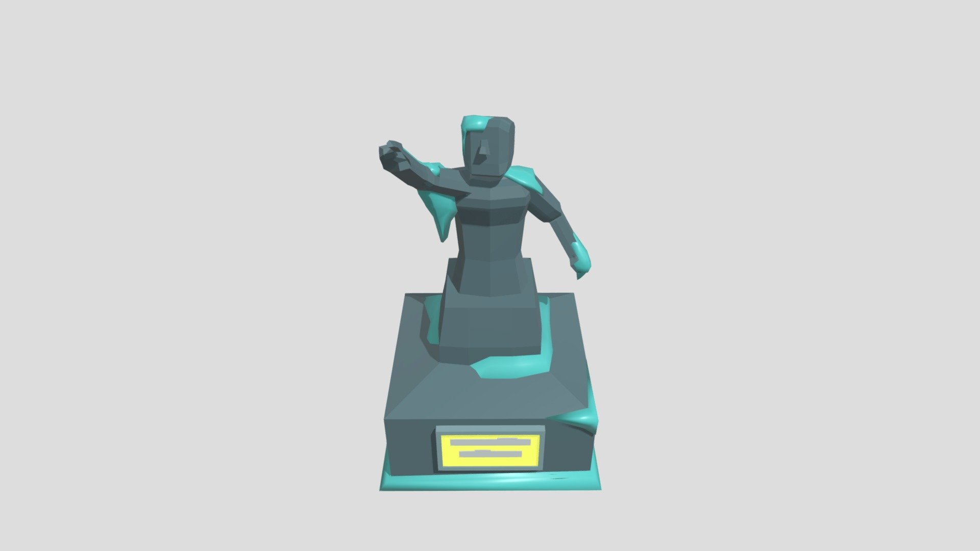 Low Poly Statue Prototype - Download Free 3D model by onesketchyguy ...