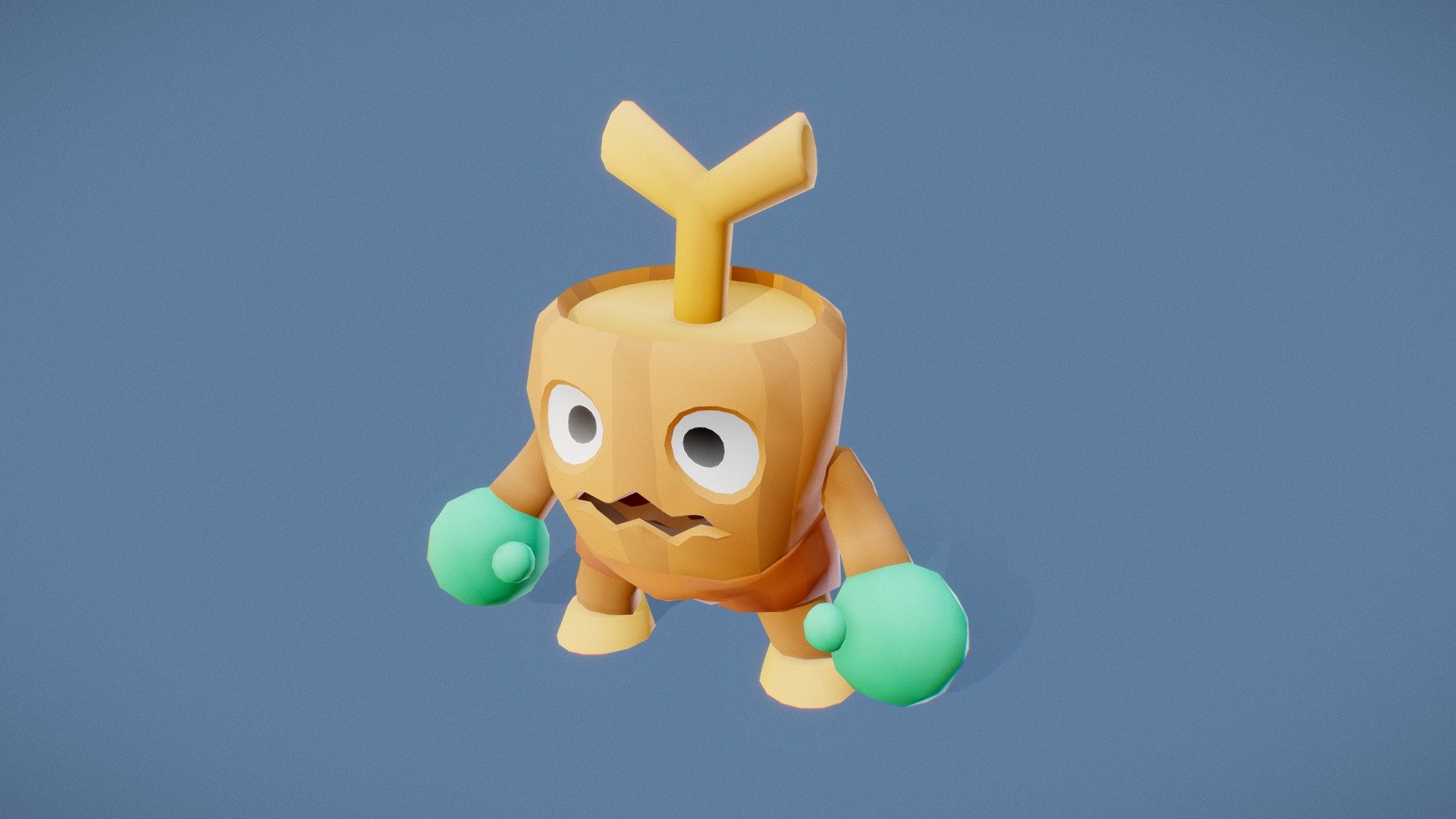 Cartoon Characters - Small Stumpy Warrior - 3D model by notfun [54eeaaf ...