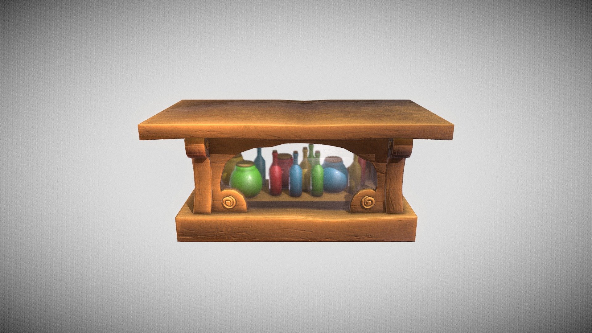 Stylized Fantasy Desk - Download Free 3D model by kirirato [54f34ba ...