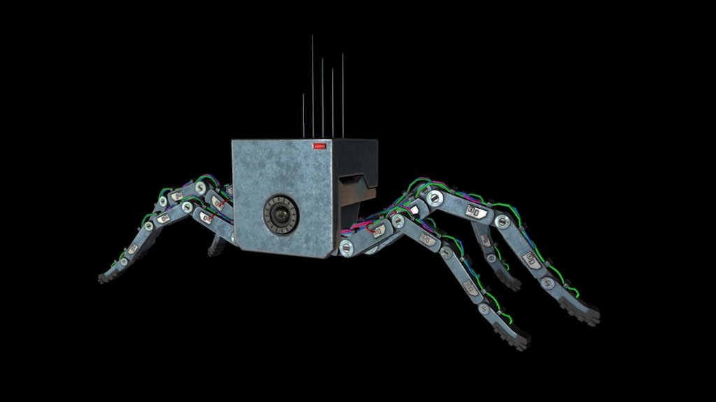 Spider Robot - 3D model by sophie [54f3bfd] - Sketchfab