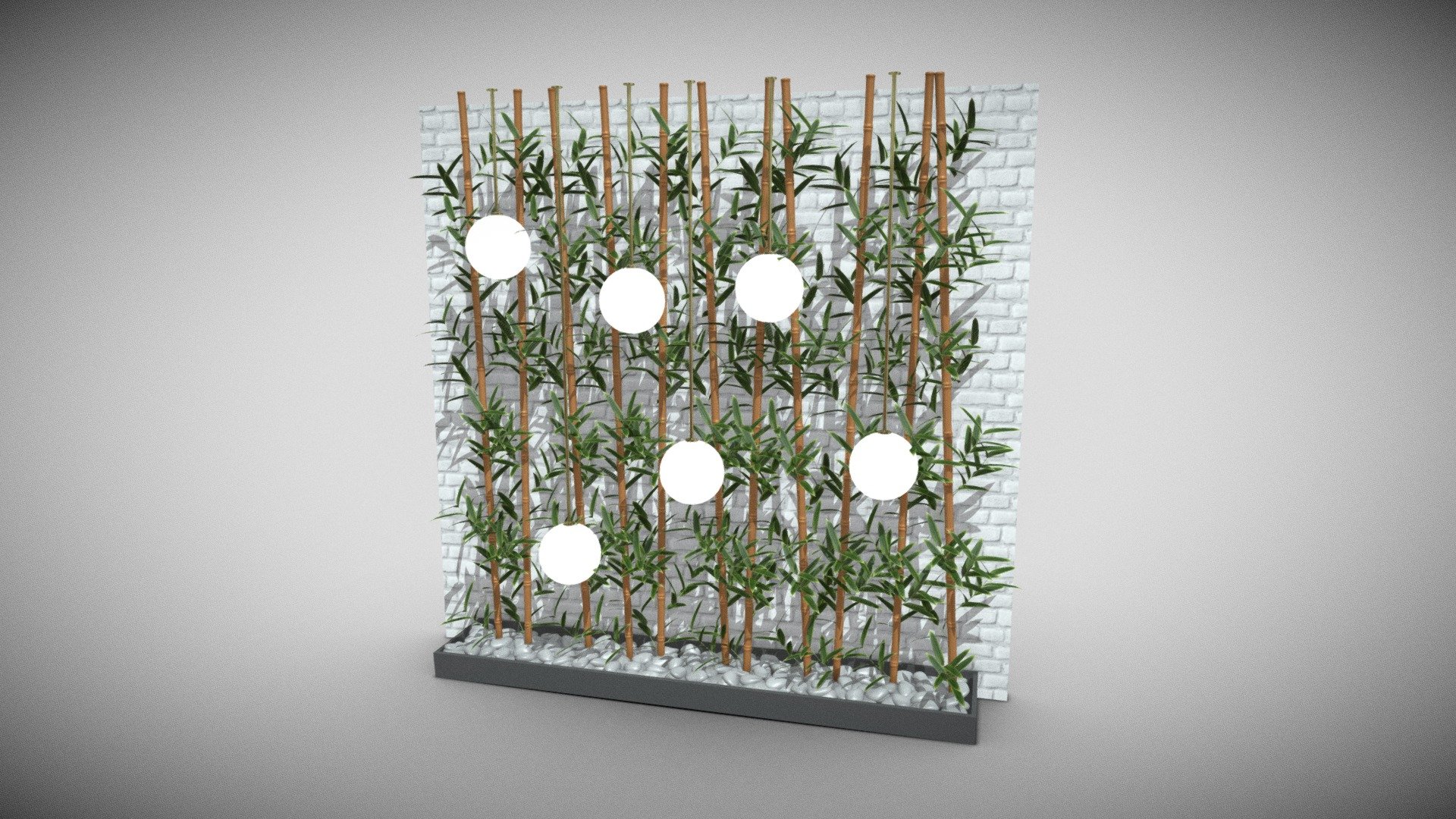 3D Bamboo Decor - 3D model by nvere [54f3c0a] - Sketchfab