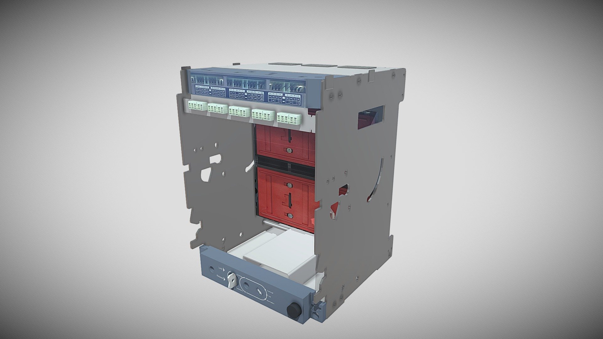 ACB Cradle 컴팩트 ACB (C3) - 3D model by SANJEON JUNGMIL Co.,Ltd ...