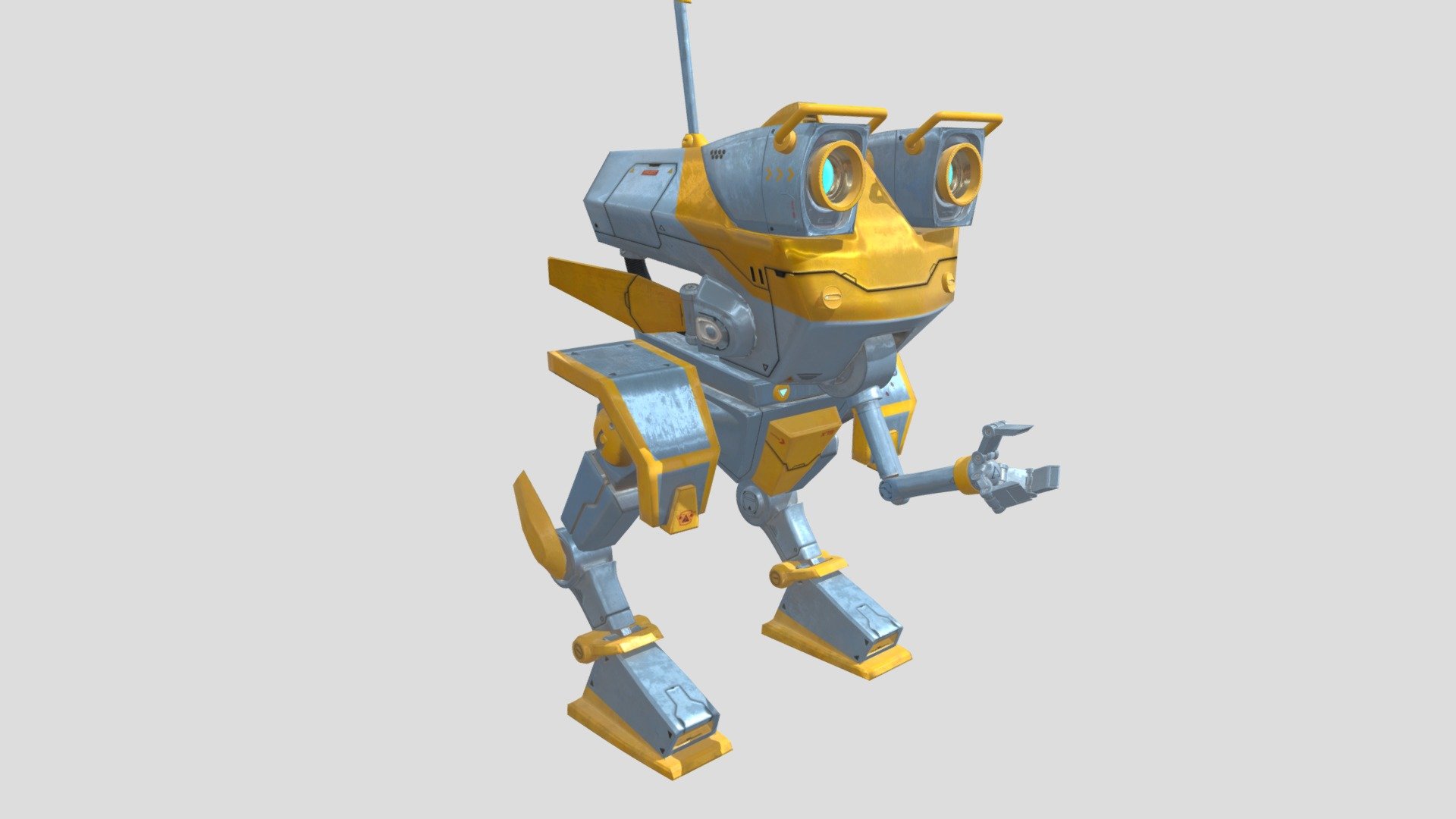 robo2_low - 3D model by Bruno.Borges [54fac37] - Sketchfab