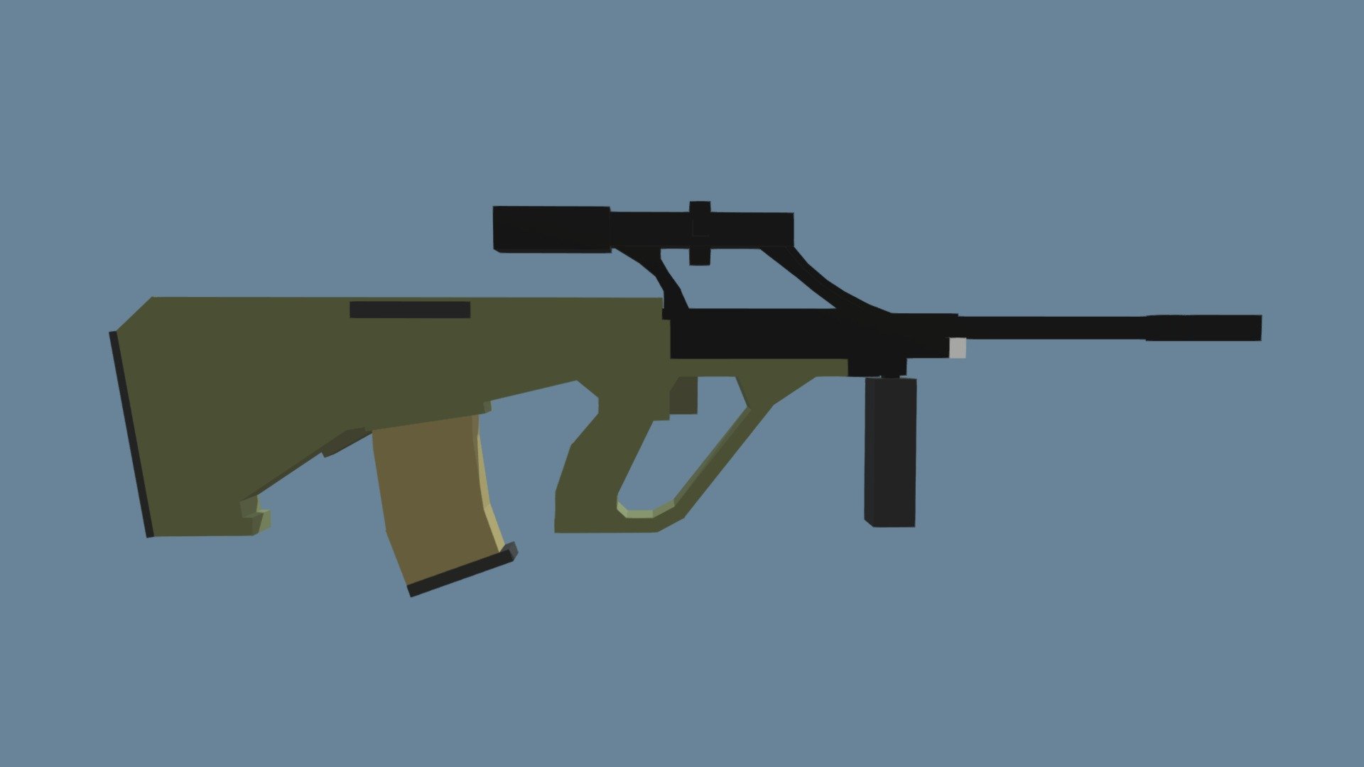 Steyr AUG A1 (Cube) - Download Free 3D model by GoldbergR [54fd09f ...