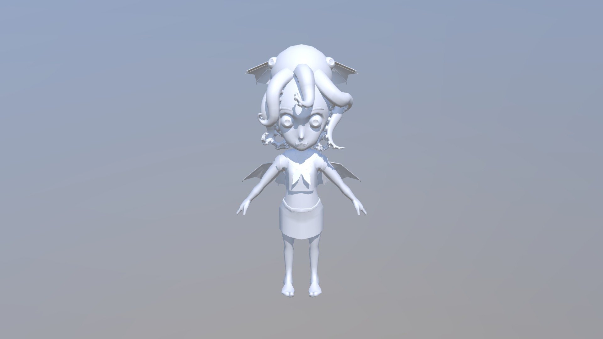 C-Chan 3D Character Model Low Poly - 3D model by Dawud.Qiang [54fd709 ...