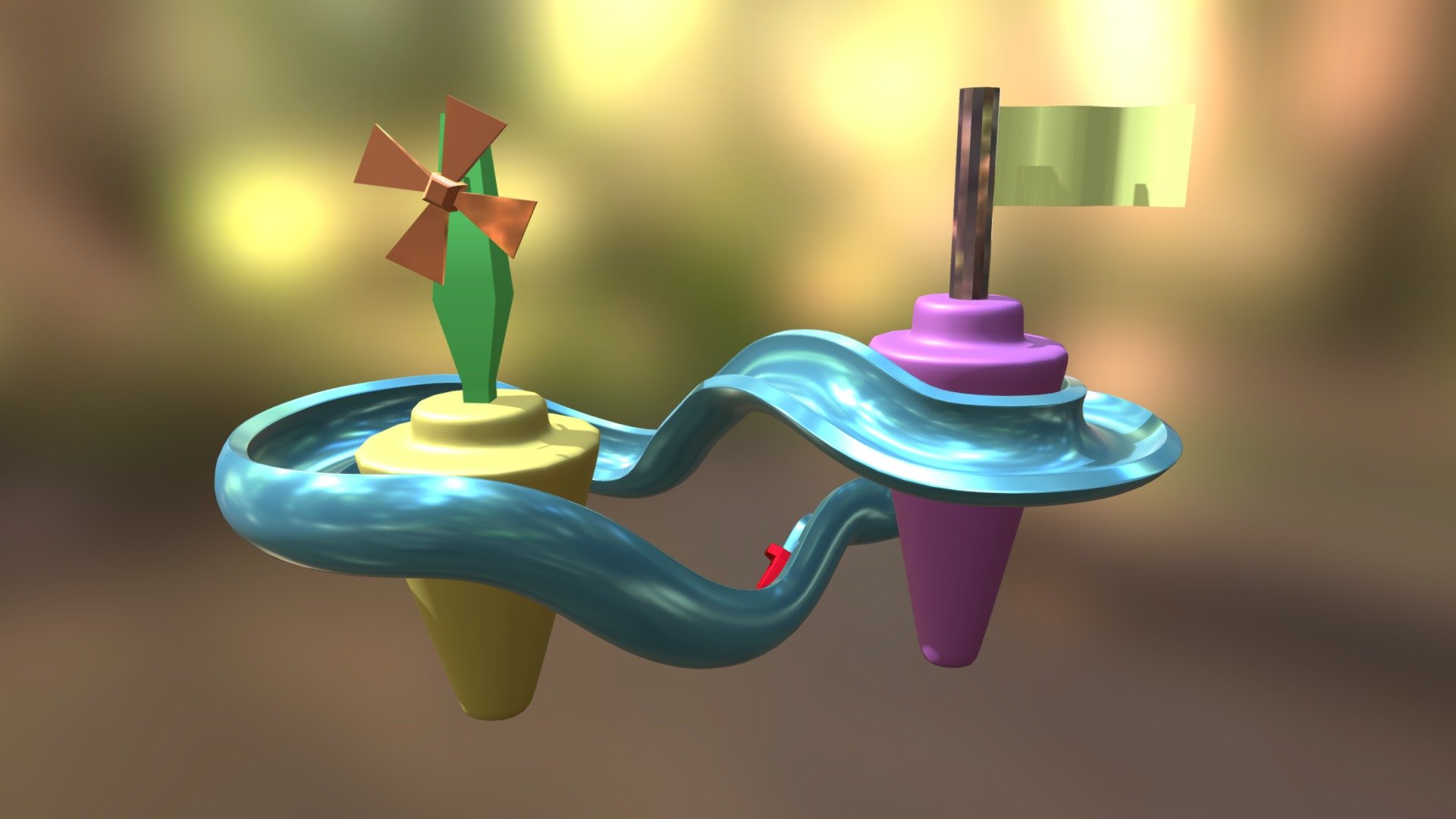 ROLLER COASTER - 3D model by NNANN [5501e36] - Sketchfab