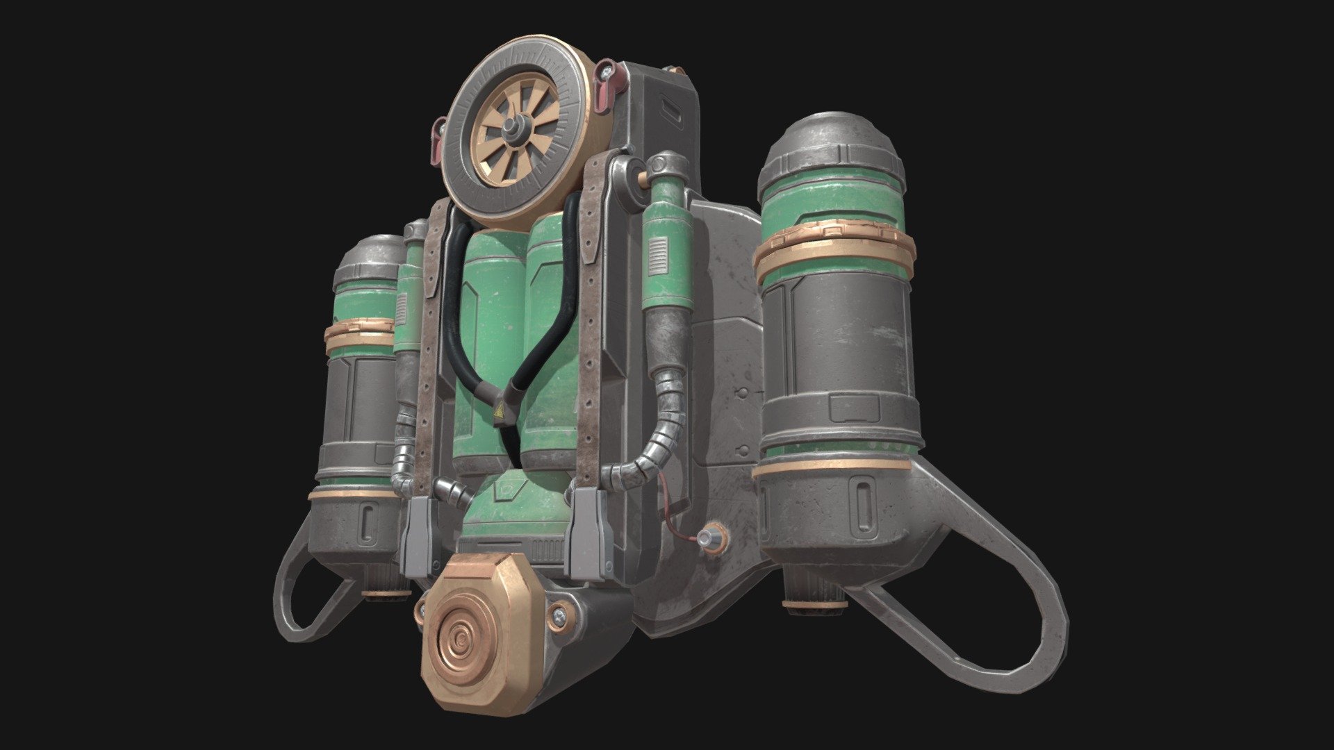 Rustborn Jetpack - 3D model by Wiktor Kosinski (@WiktorKosinski ...