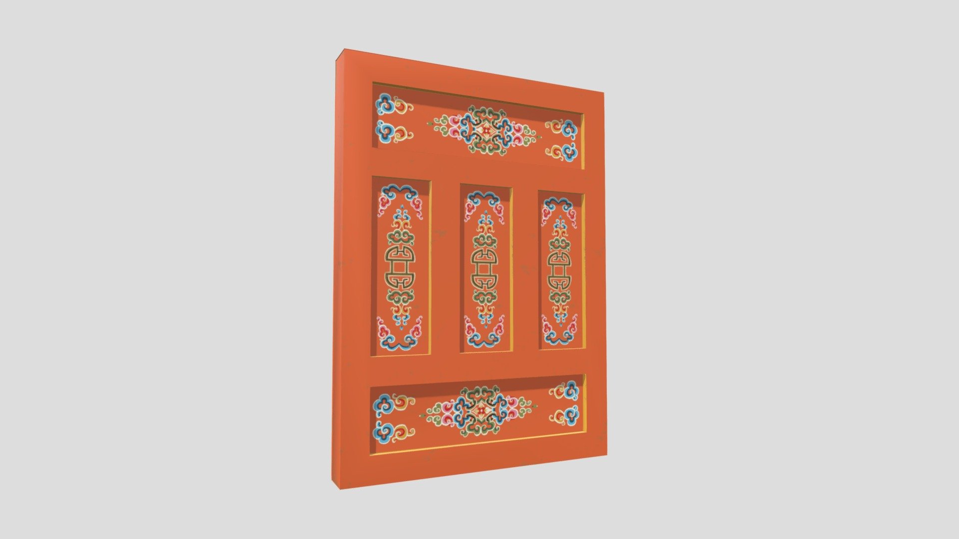 Mongolian Gate - 3D model by ChuL (@xChuLx) [55032aa] - Sketchfab