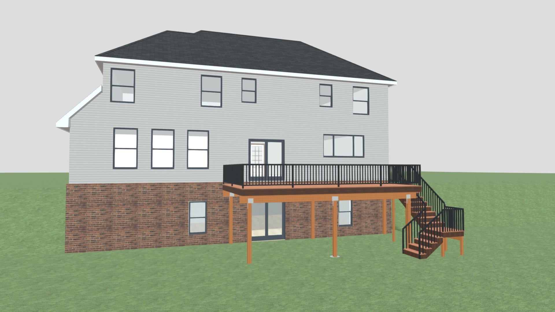 Deck Idea 1 - 3D model by OakBridge Development (@oakbridge) [550352b ...