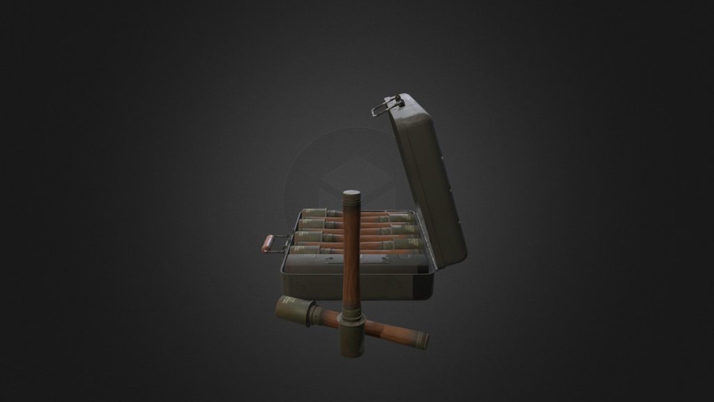 Model 24 grenade - 3D model by Tsai_3D_Artist [550413a] - Sketchfab