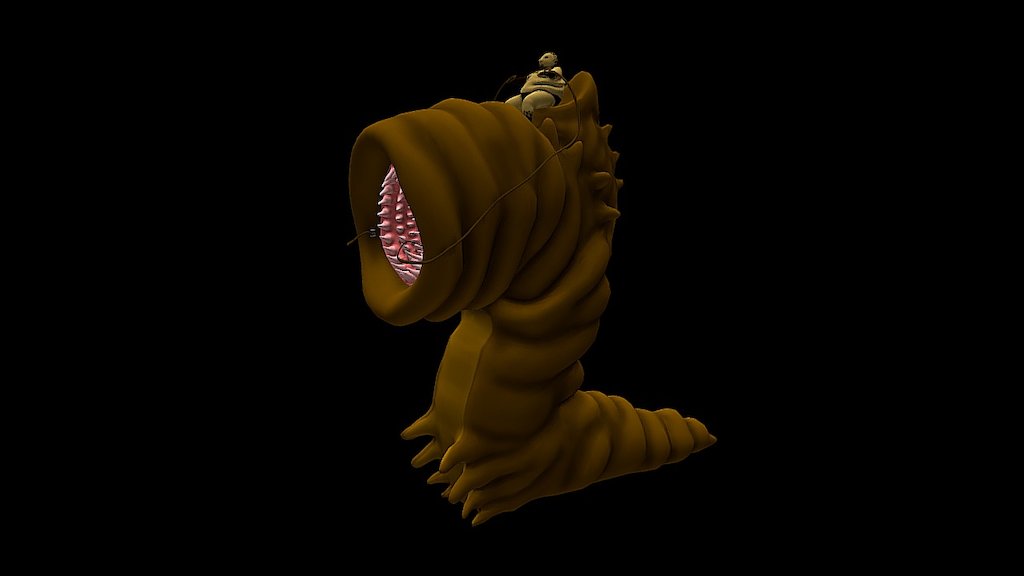 Worm Rider (early version) - 3D model by Nil bertran ribas (@3bertran ...