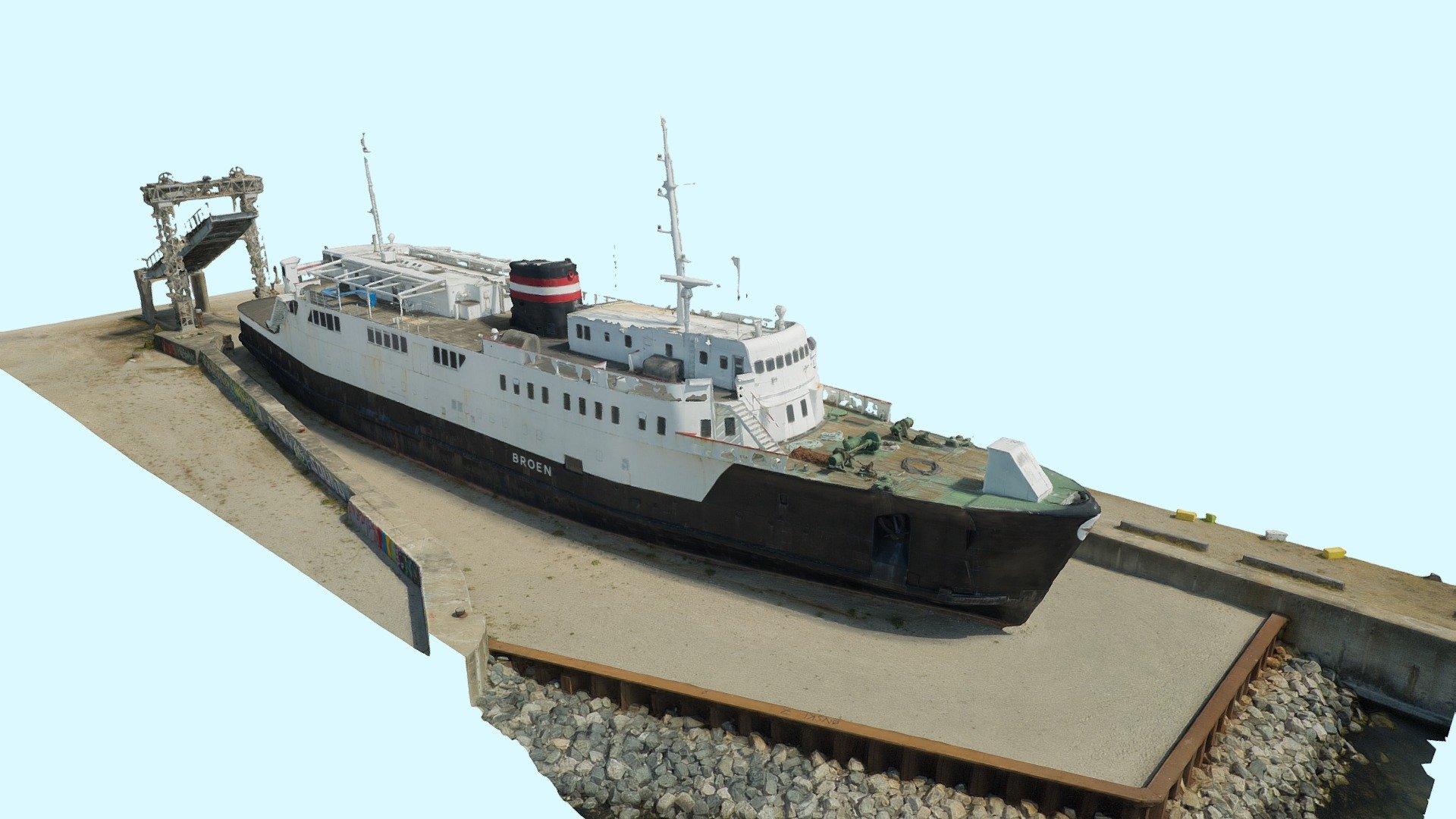 M/F Broen - Retired ferry in Denmark - 3D model by Troels BP (@troelsbp ...