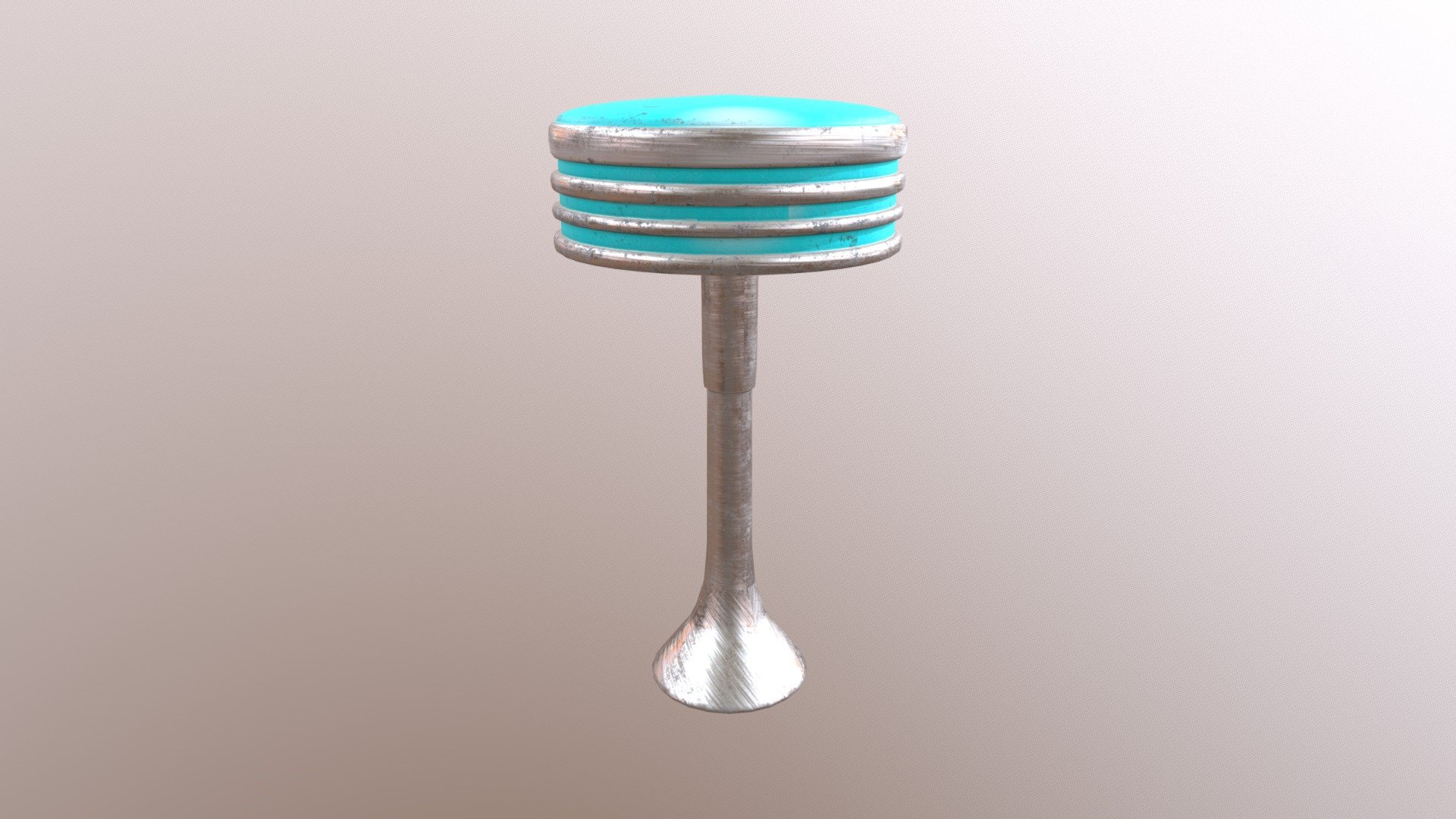 Old Diner stool redo - 3D model by pennertoad [55050e4] - Sketchfab