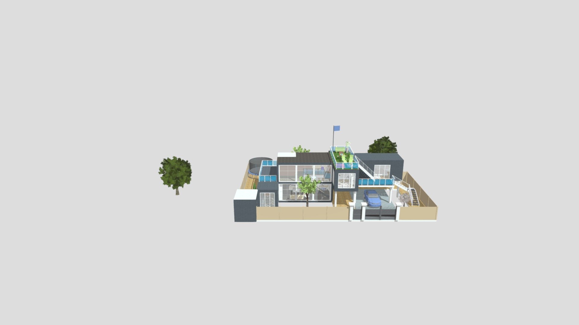 Container House - Download Free 3D model by Home Design 3D ...