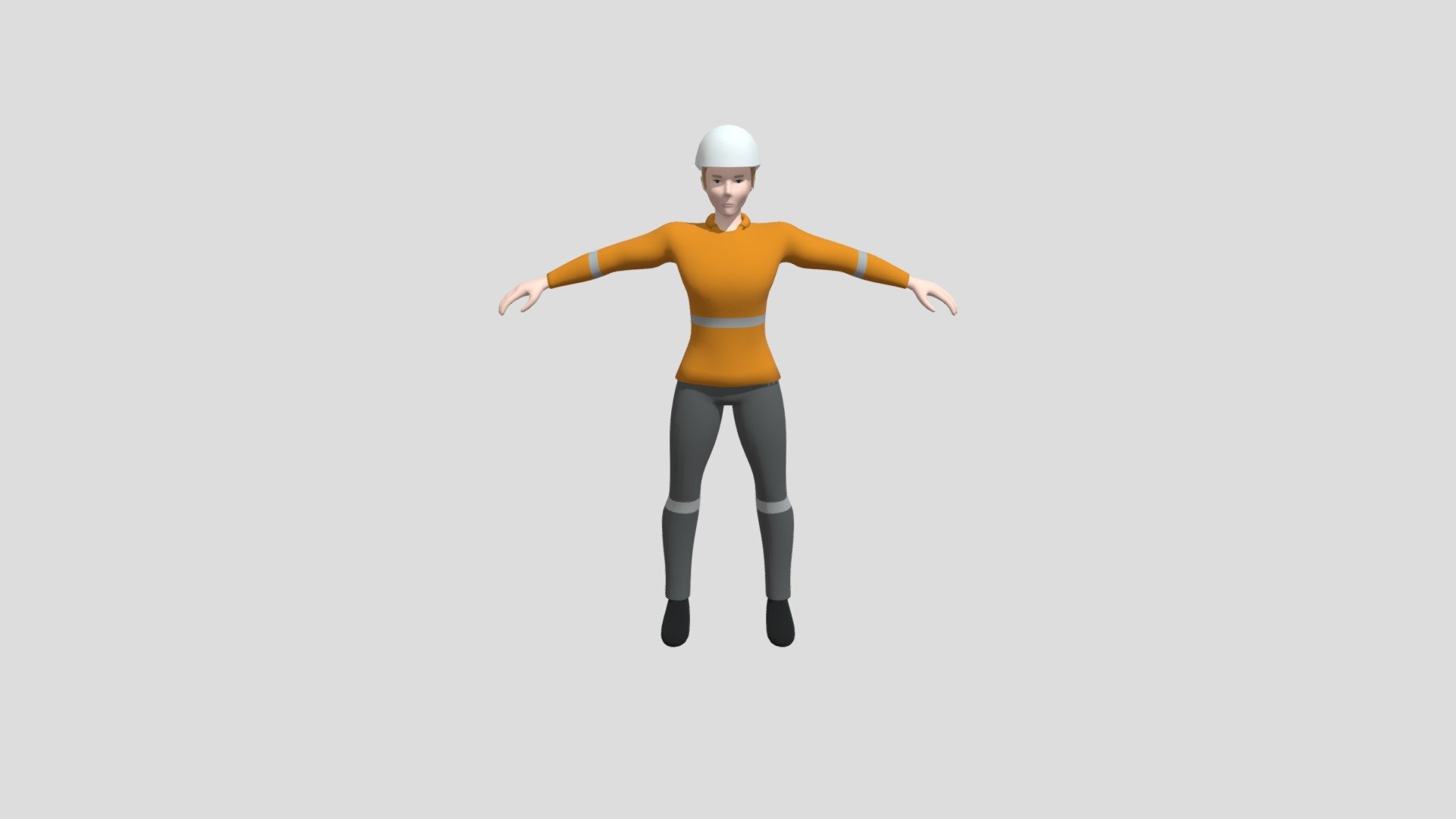 Male Man Worker Character C - 3D model by CevoCreative [5506898 ...