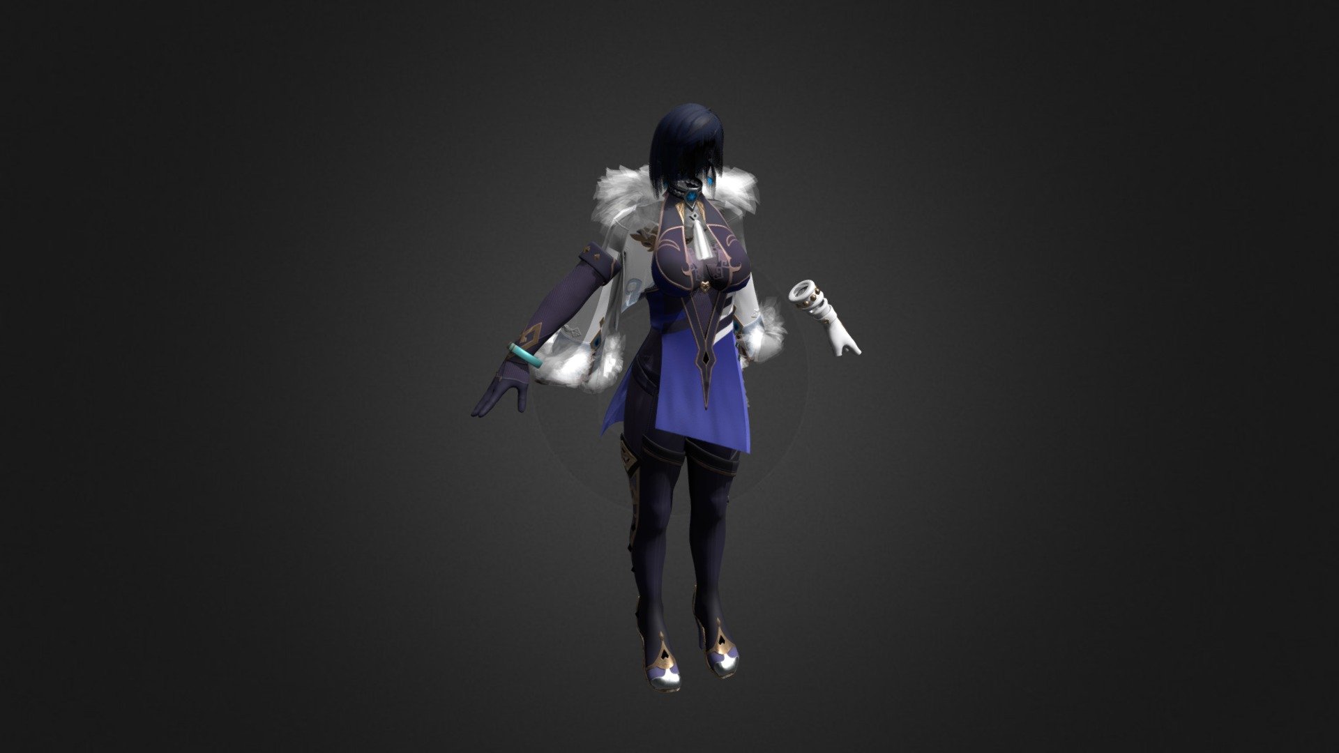 Yelan - Download Free 3D model by Yukina (@Yukina_Des) [55076b8 ...