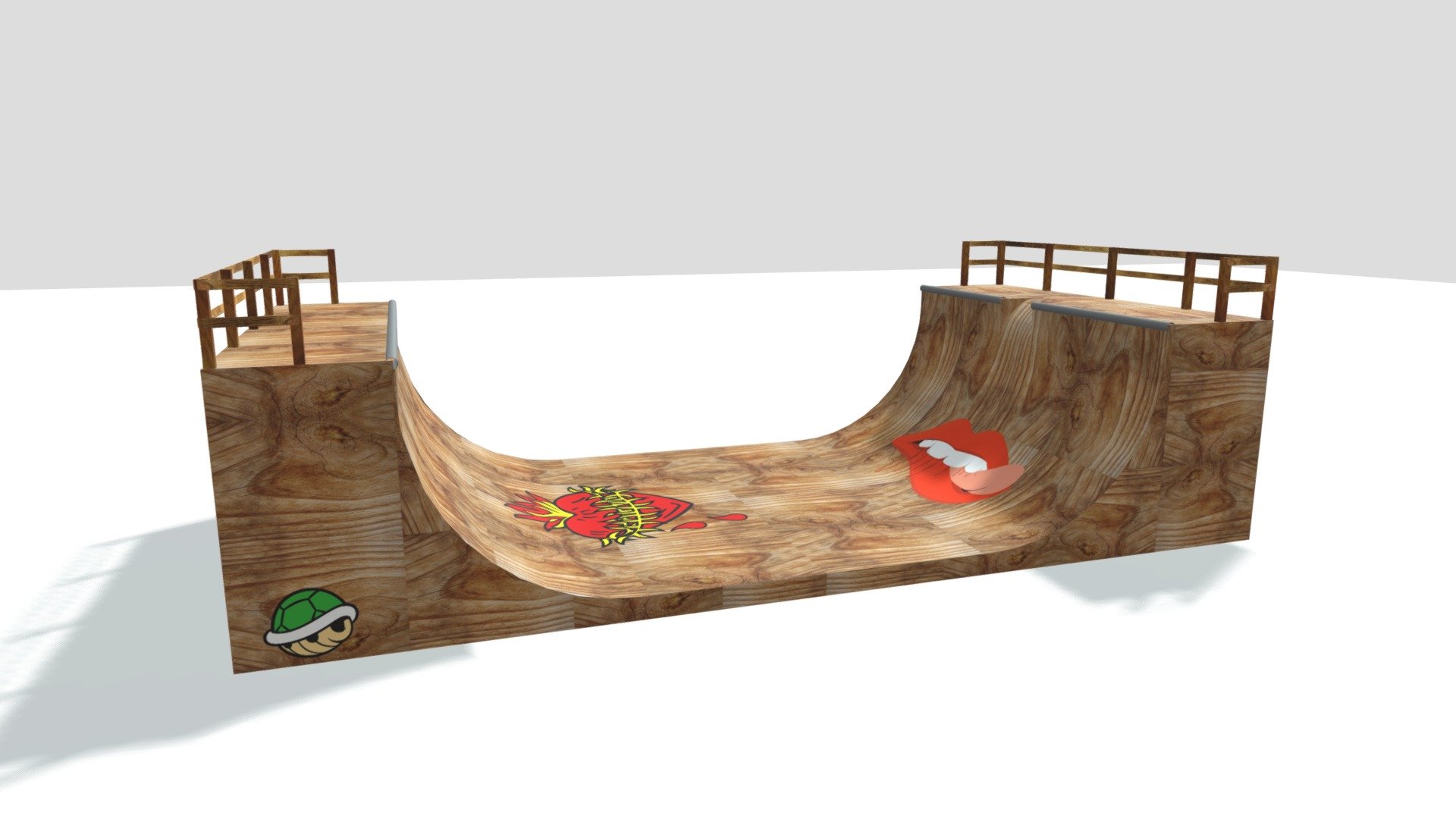 Halfpipe_Final - Download Free 3D model by FaizU [55080e9] - Sketchfab