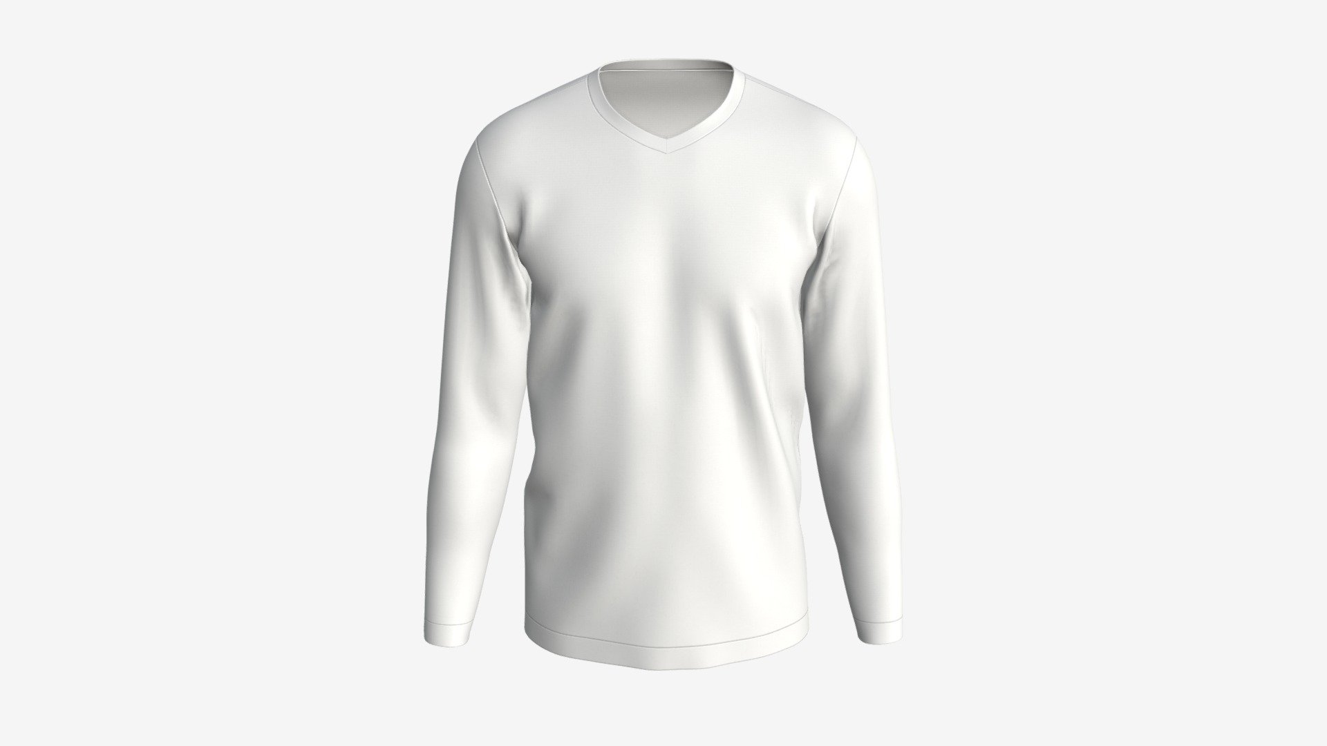Sweatshirt for Men Mockup 03 White - Buy Royalty Free 3D model by ...
