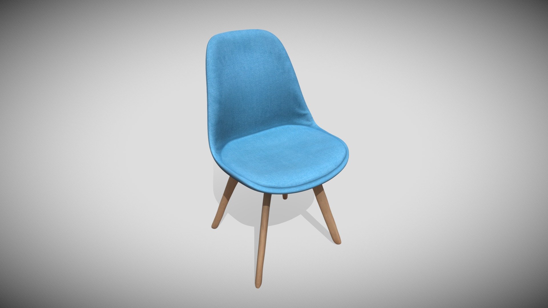 Blue_Chair - 3D model by hopefxstudios [5509b79] - Sketchfab