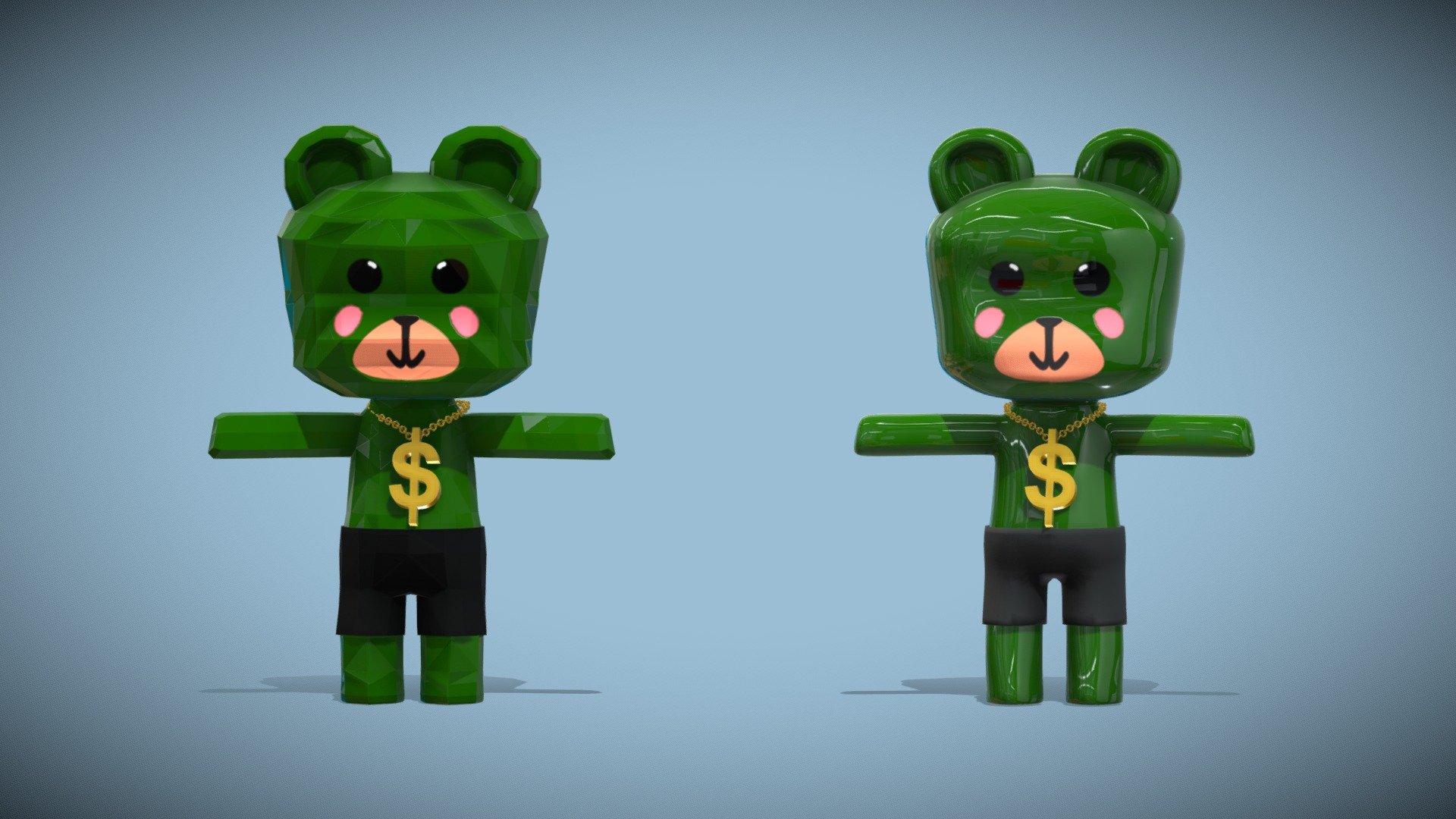 Free Gummy Bear Character - Download Free 3D model by MarkoJantti ...