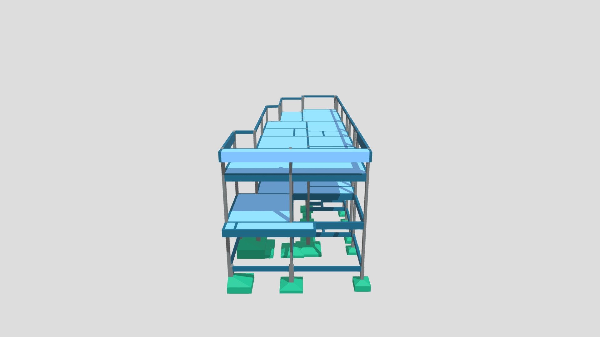 MALHA ESTRUTURAL CASA DR. JOSIEL - 3D model by wellitonsousa38 [550be39 ...