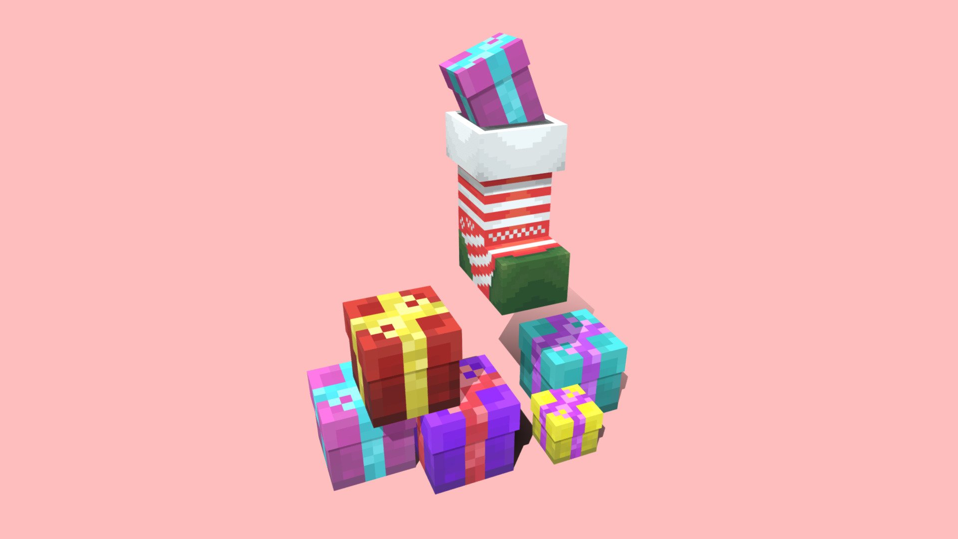 Presents - 3D model by robinlol2 [550cdae] - Sketchfab