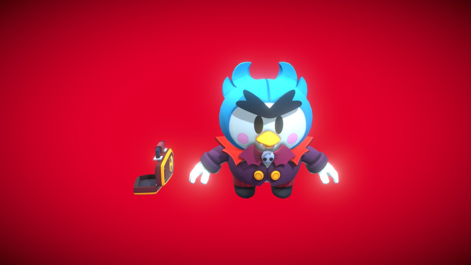 Count Pengula t-pose Brawl Stars - Download Free 3D model by shertiku ...