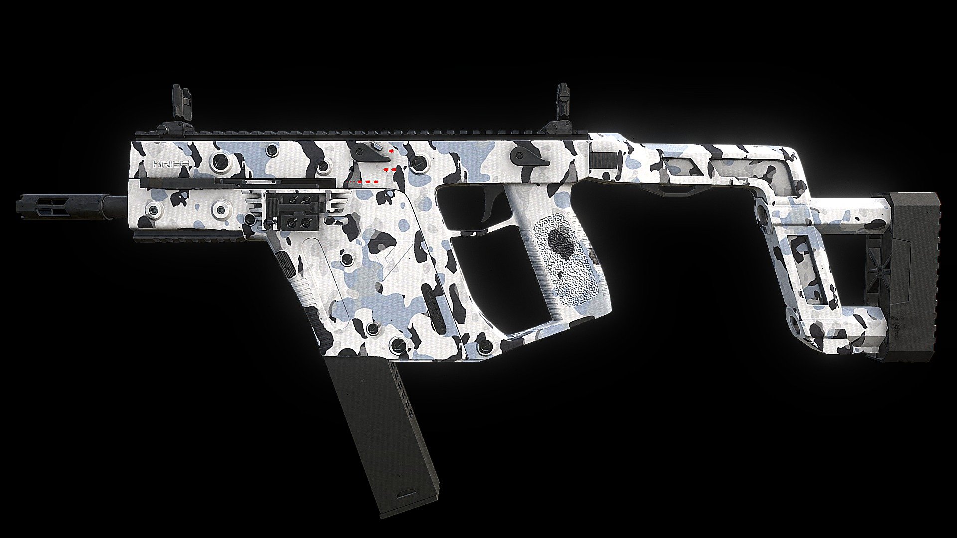 Kriss_vector (white & black).ver - Buy Royalty Free 3D model by kio ...