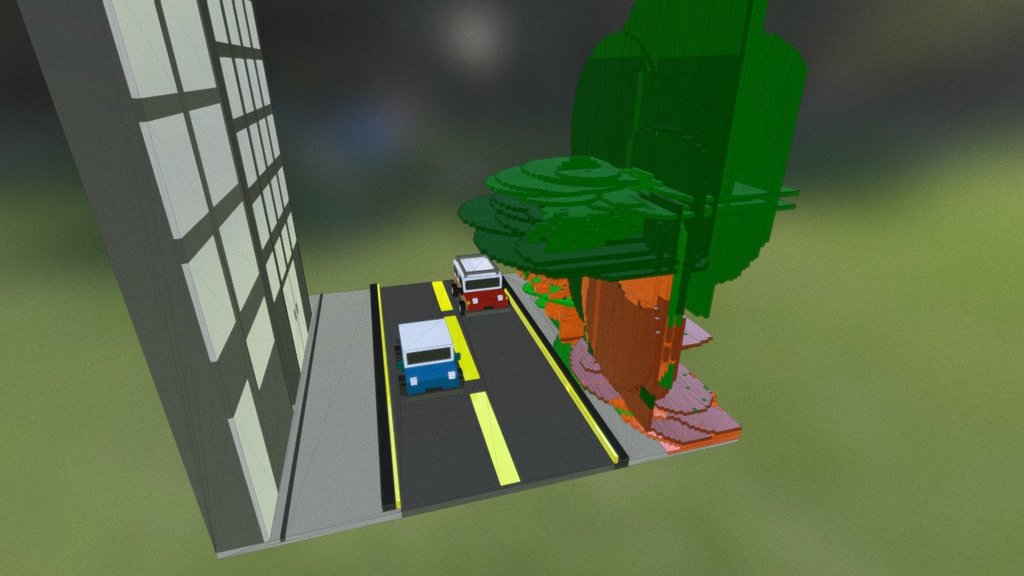 Cars Building - 3D model by aaron100814 [550fc31] - Sketchfab