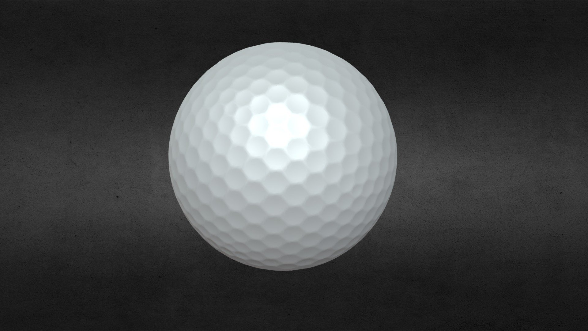 Free 3D Golf Ball Model with PBR Texture ! - Download Free 3D model by ...