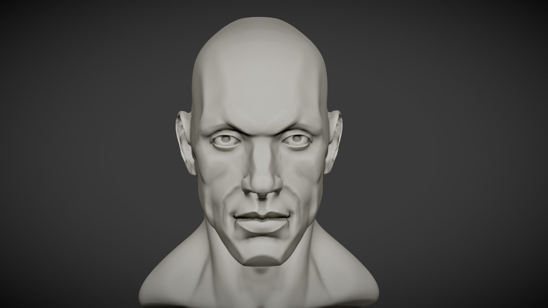 Manly Stylized head 05 - 3D model by Nehon [5511c4f] - Sketchfab