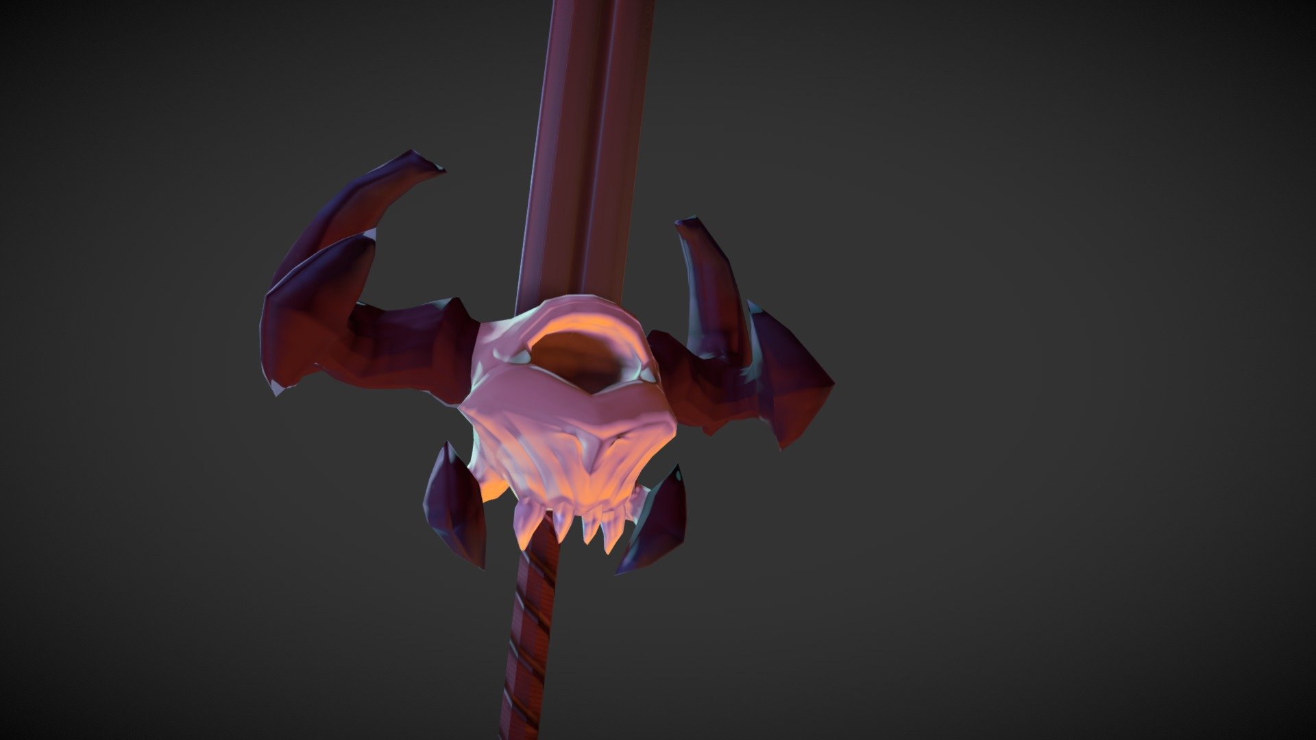 Skull Blade - 3D model by john.mcfaddenfinlayson [55124af] - Sketchfab