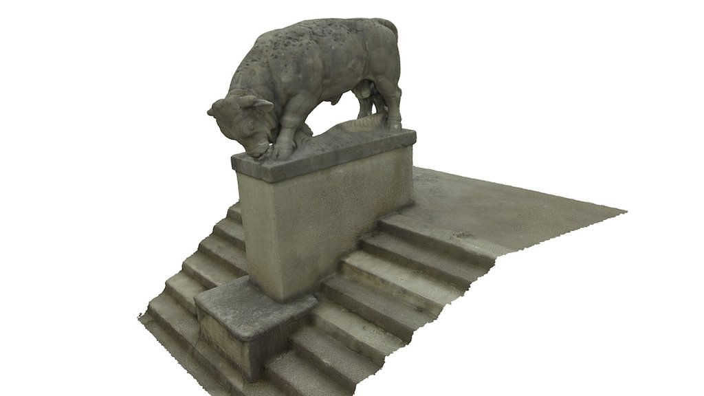 Stier an der Allgäuhalle Kempten - Download Free 3D model by PHIEW ...
