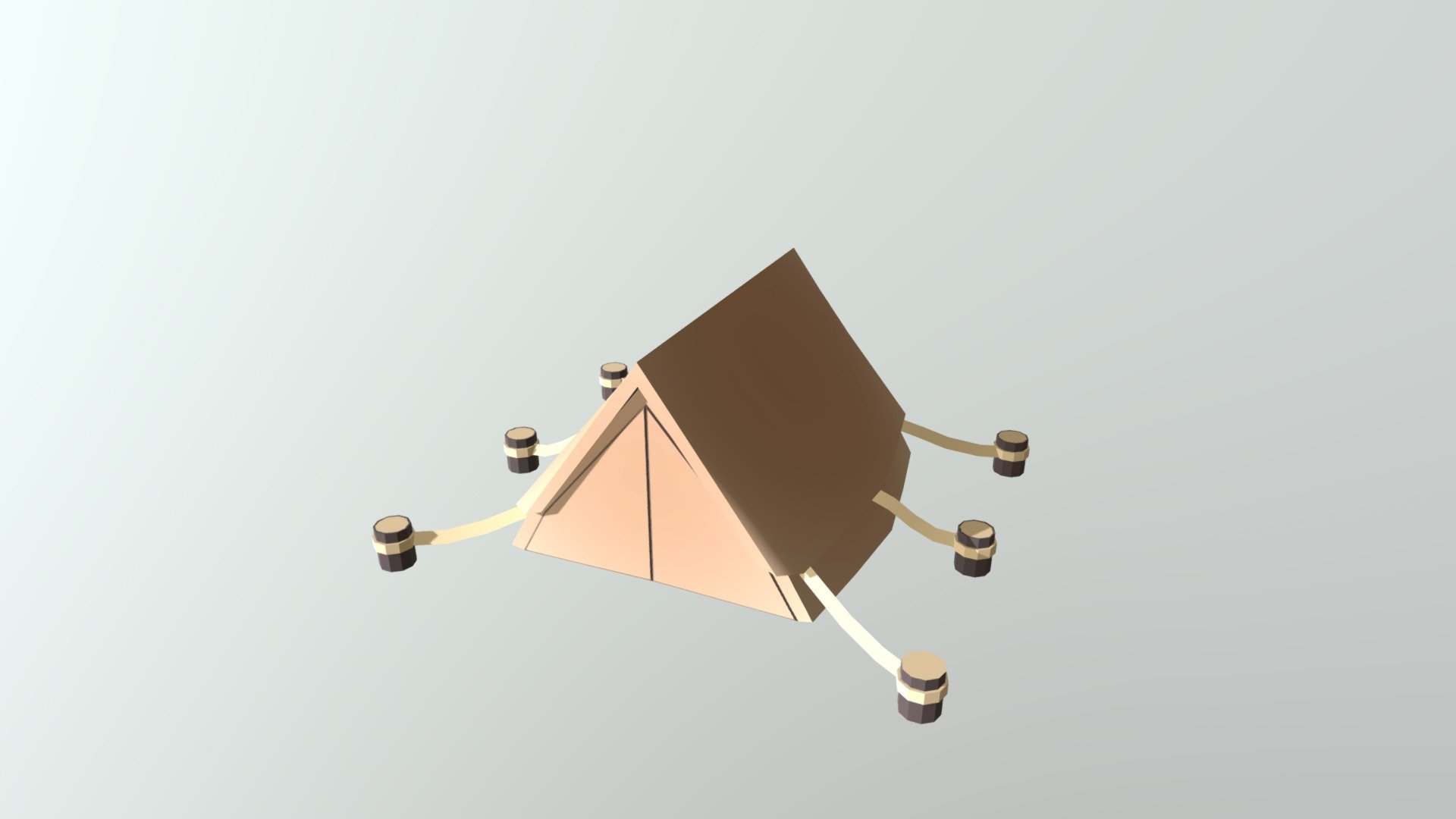 Tent - 3D model by Grazekayer [551527b] - Sketchfab