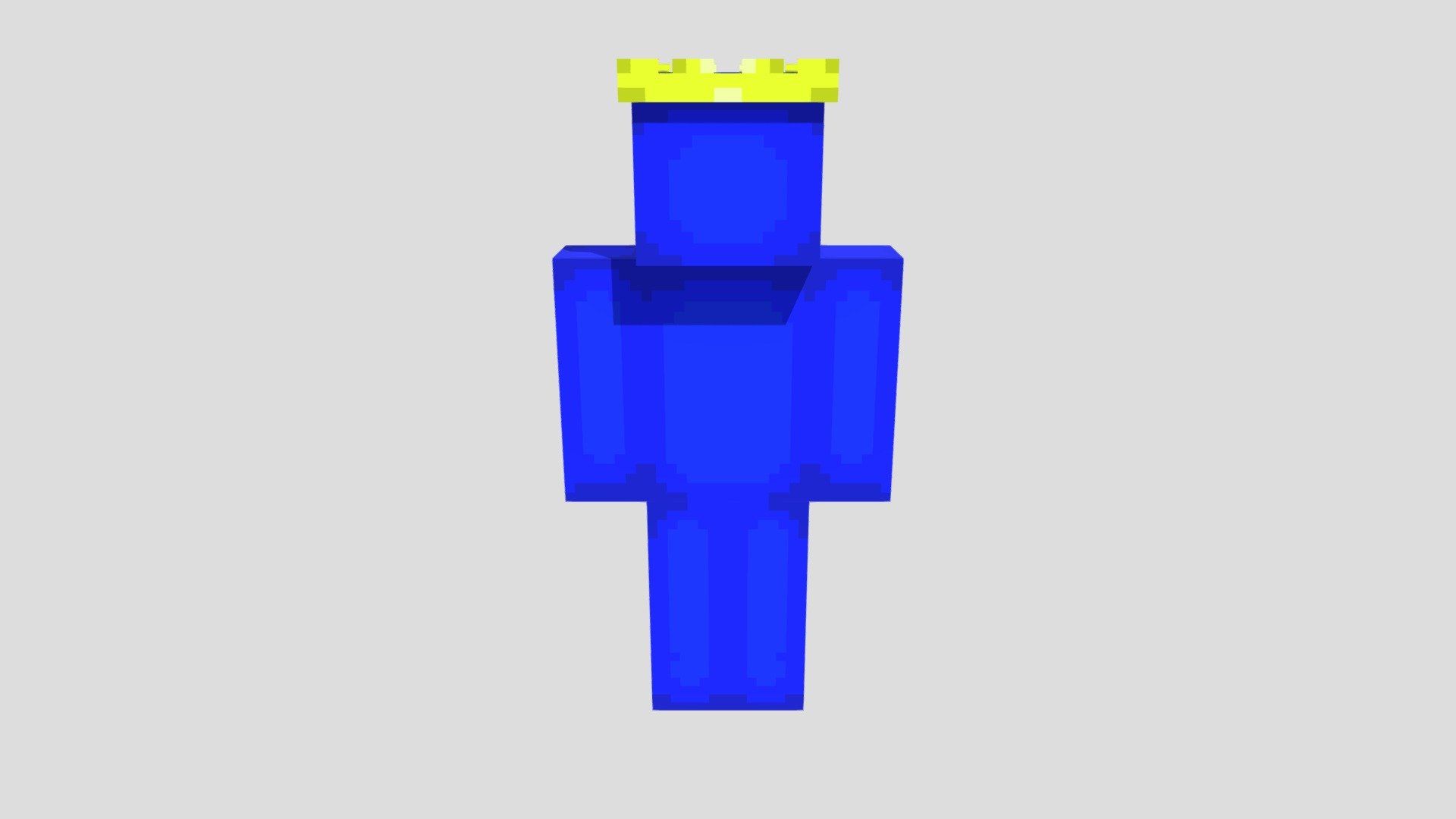 rainbow friends blue out of minecraft - 3D model by gamermarino ...
