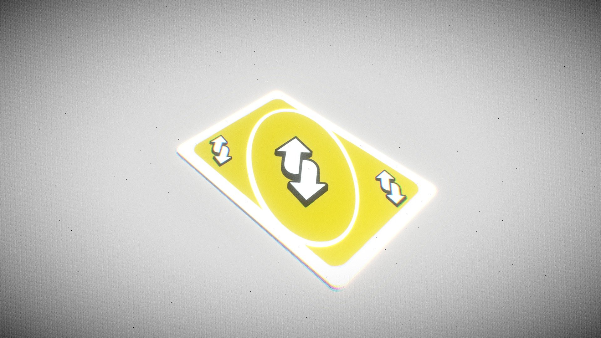 Golden UNO Reverse Card - Download Free 3D model by CG Robot (@cgrobot ...